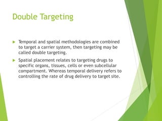 Targeted drug delivery system | PPTX