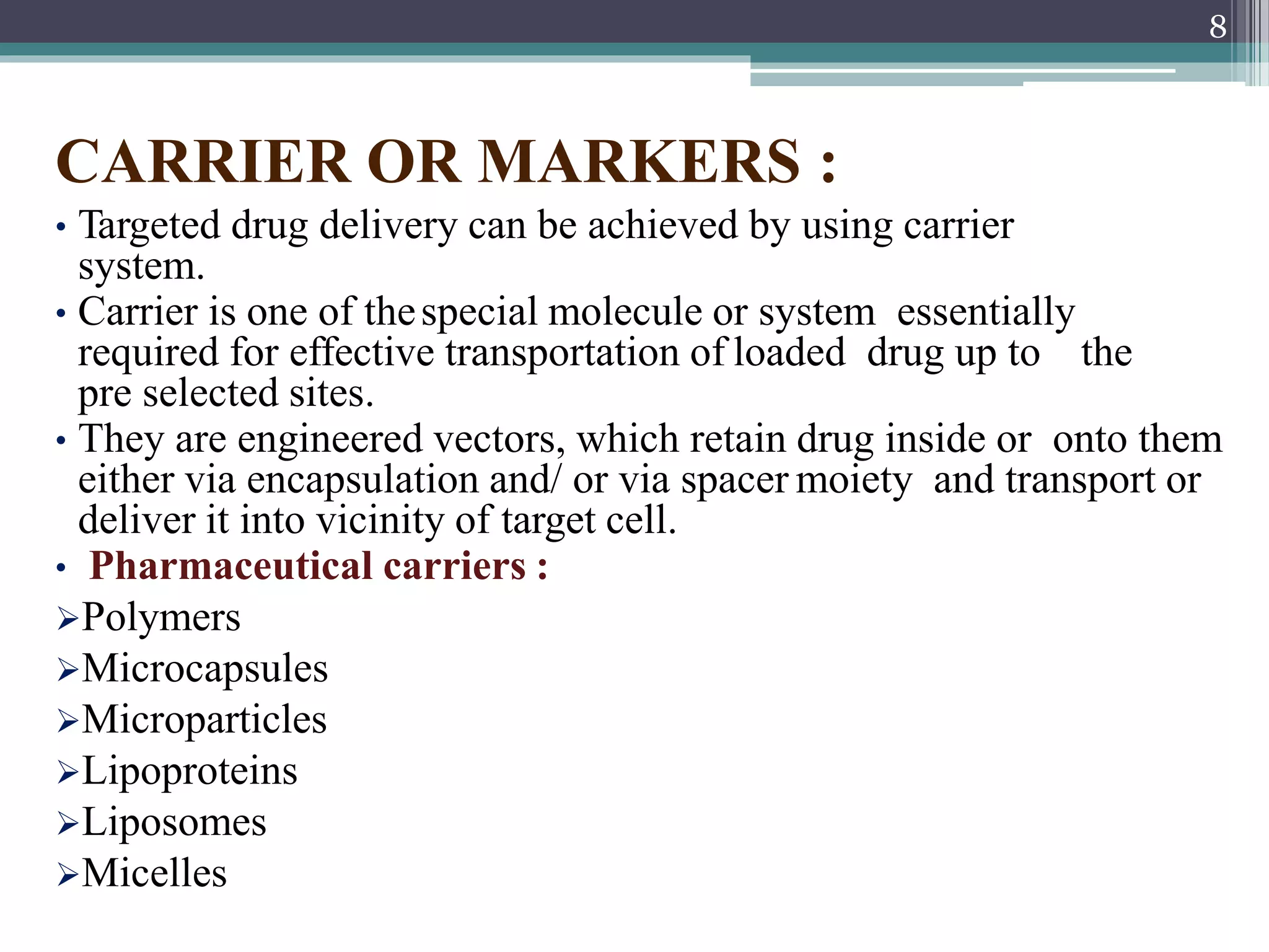 Targeted drug delivery system | PPTX