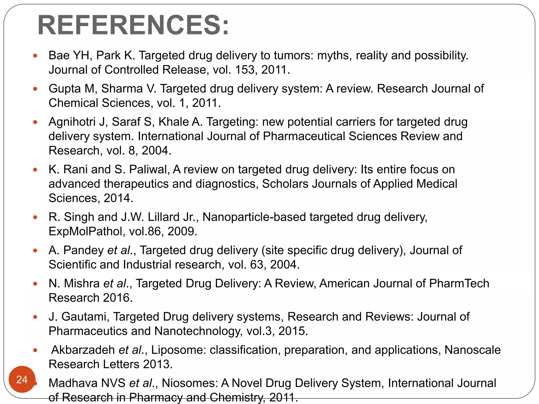 Targeted drug delivery system | PPTX