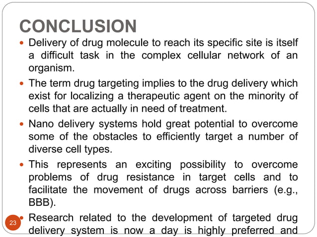 Targeted drug delivery system | PPTX