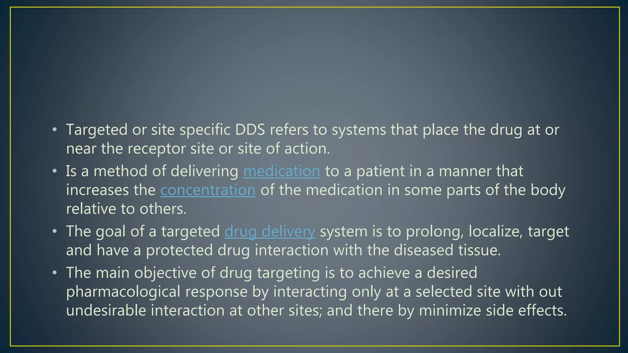 Targeted drug delivery system | PPTX