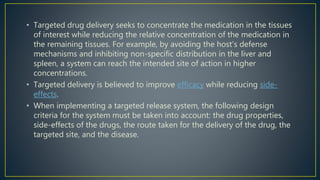 Targeted drug delivery system | PPTX