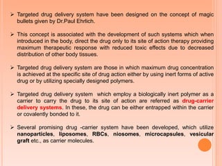 Targeted drug delivery system | PPTX
