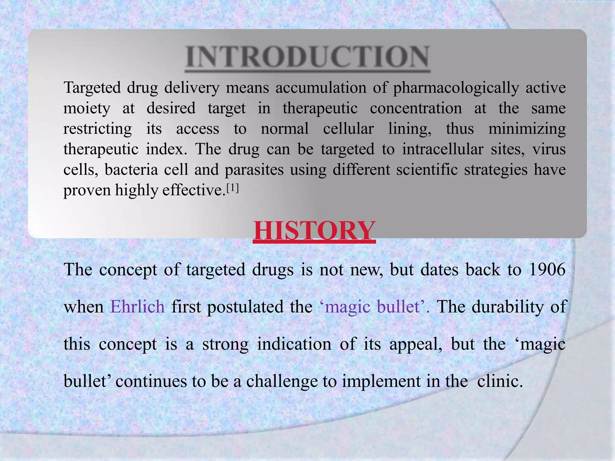 Targeted drug delivery system | PPTX