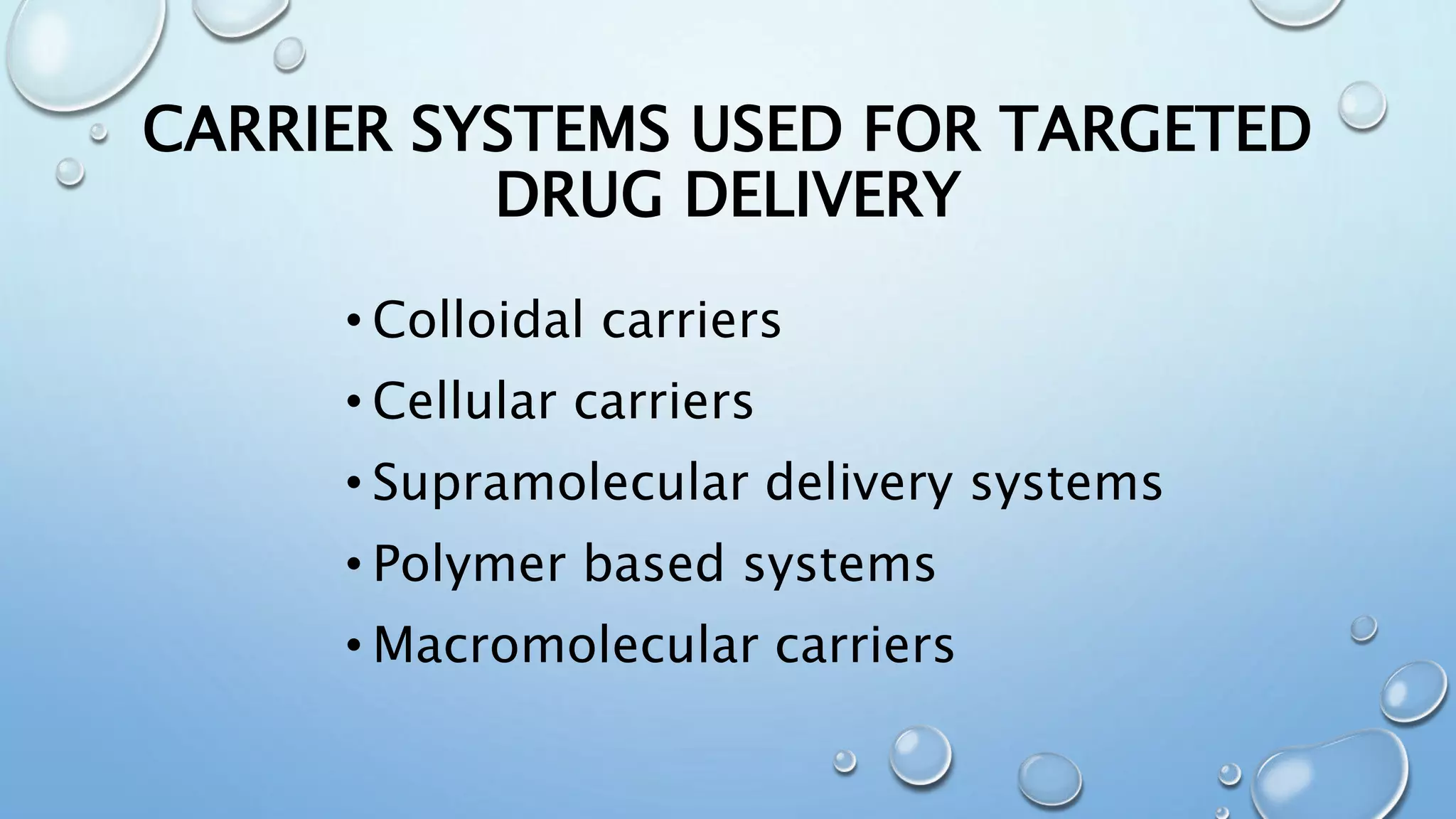 Targeted drug delivery system | PPTX