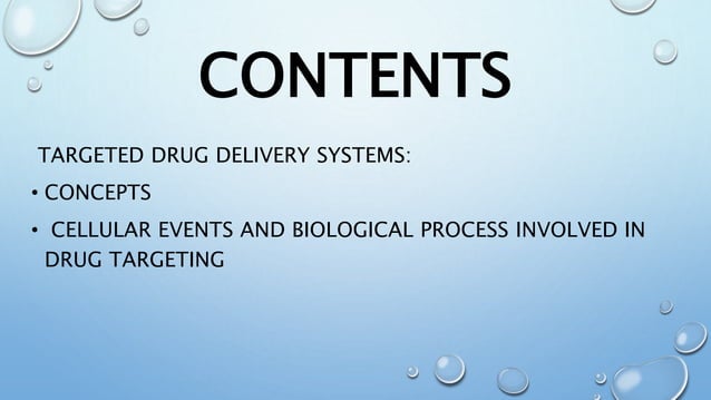 Targeted drug delivery system | PPTX
