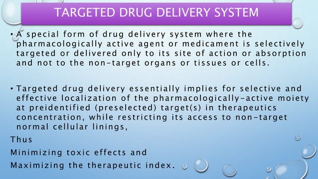 Targeted drug delivery system | PPTX