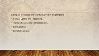Targeted drug delivery system | PPTX