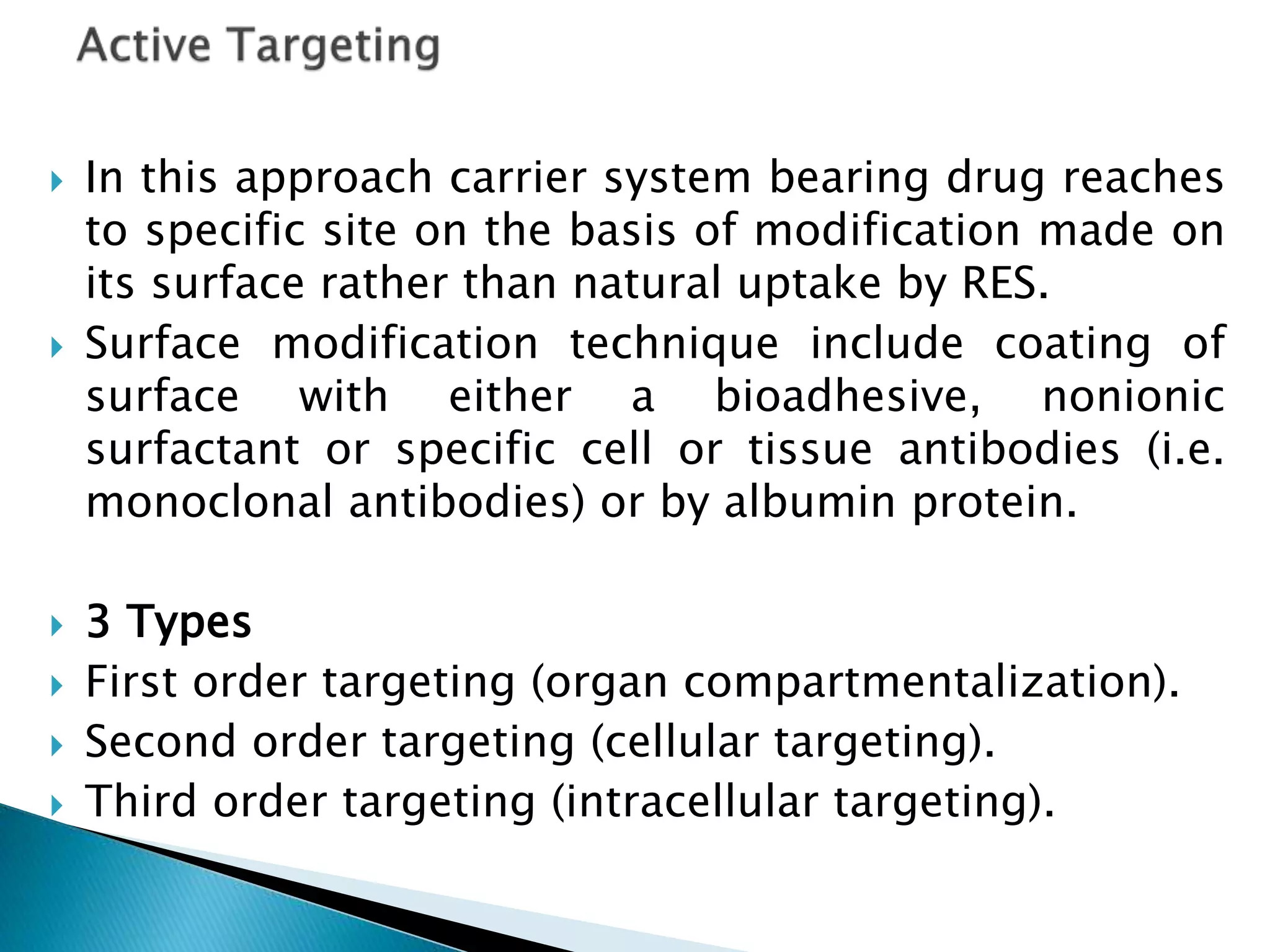 Targeted drug delivery system | PPTX