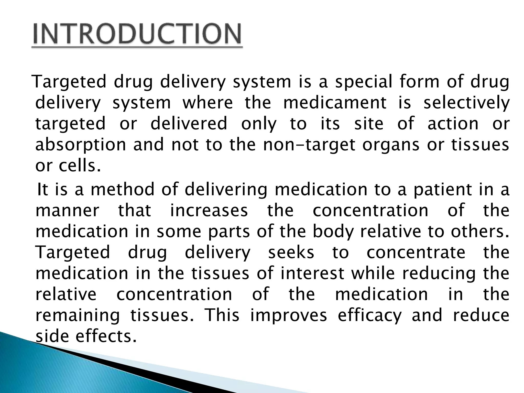 Targeted drug delivery system | PPTX