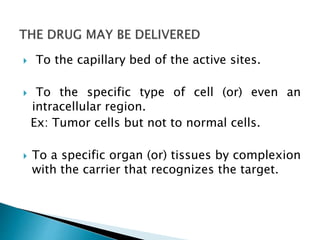 Targeted drug delivery system | PPTX