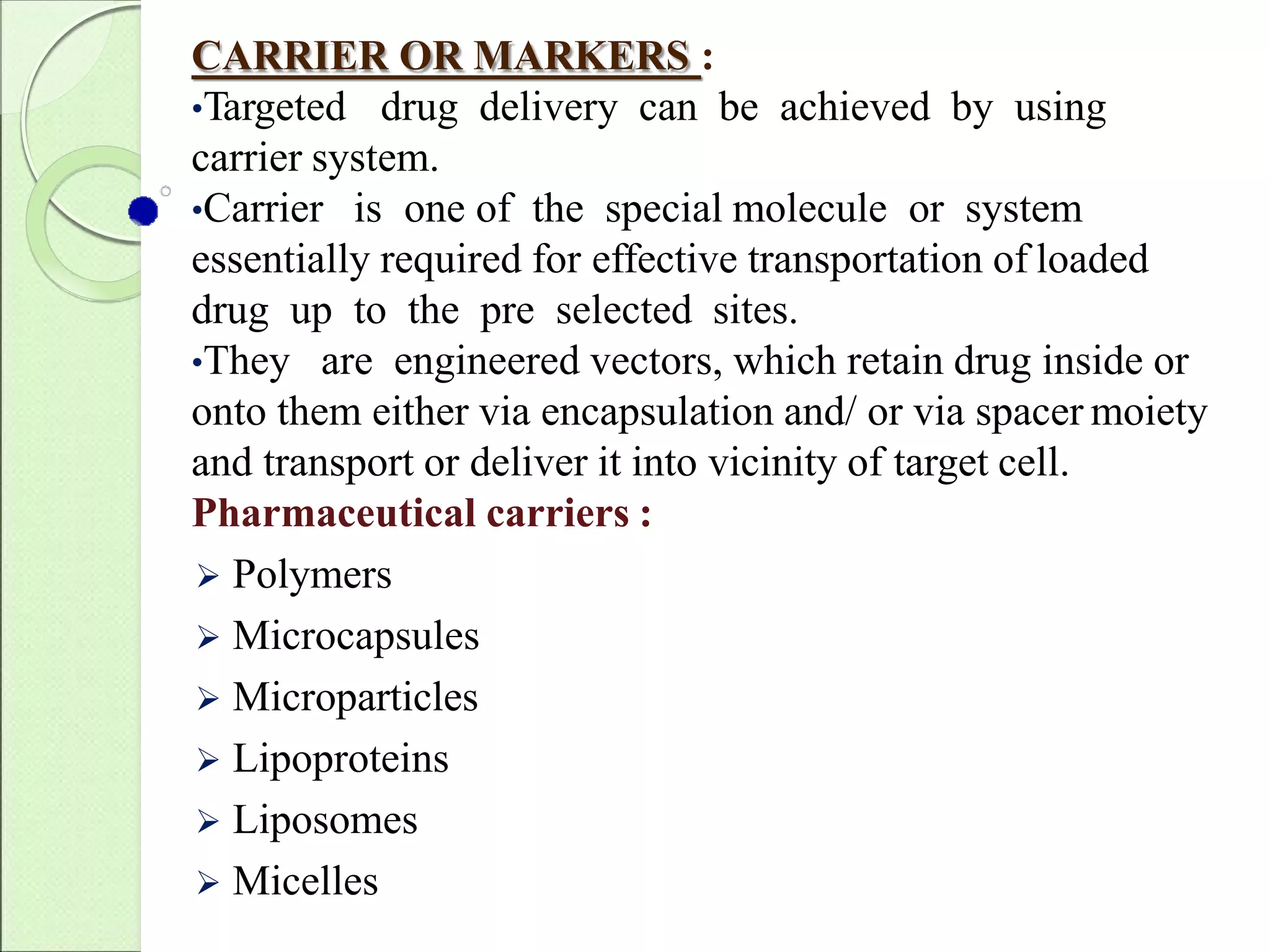 Targeted drug delivery system | PPTX