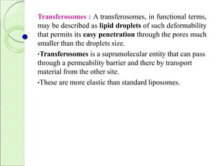 Targeted drug delivery system | PPTX | Chemistry | Science