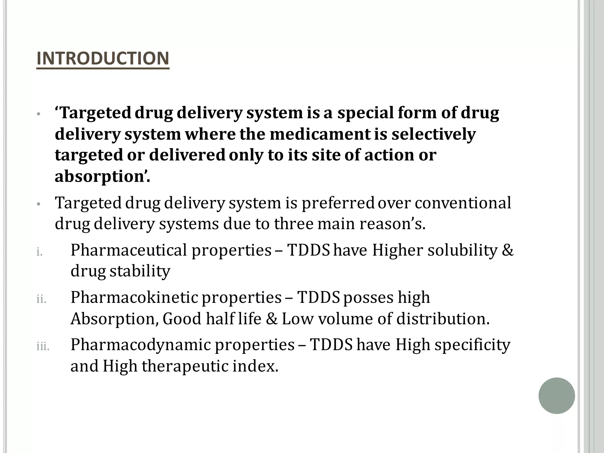 Targeted drug delivery system | PDF