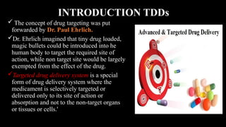 Targeted Drug Delivery System (TDDs).pptx
