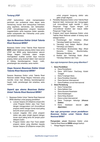 targeted_LPDP-BRIN_doktor_riset_inovasi_nasional | PDF