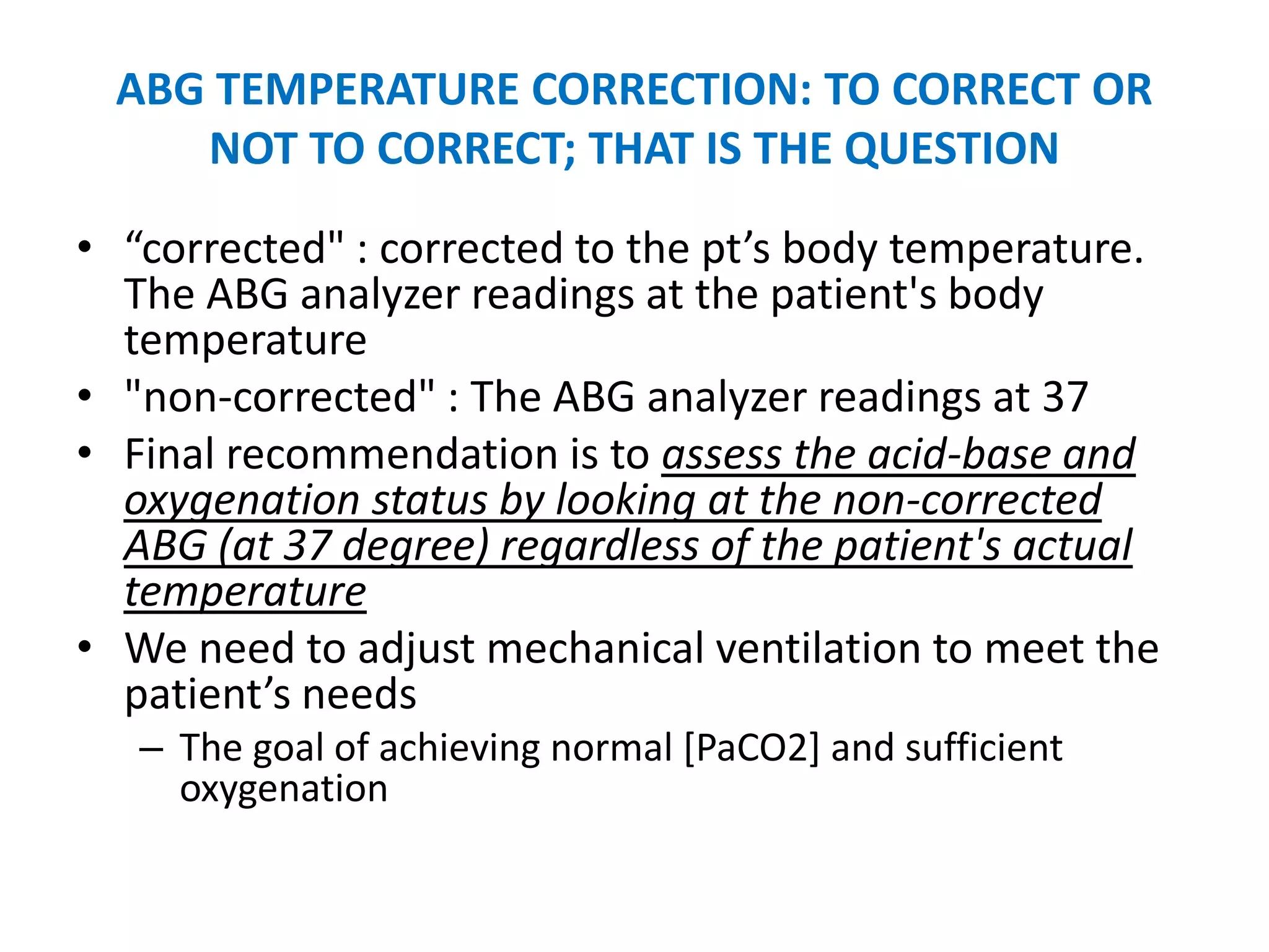 Targeted Temperature Management (Therapeutic Hypothermia) in Critical ...
