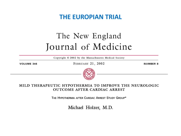 Targeted Temperature Management (Therapeutic Hypothermia) in Critical ...