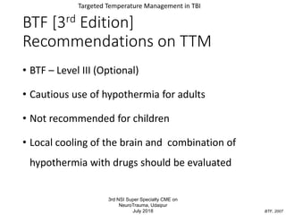 Targeted temperature management in traumatic brain injury | PPTX
