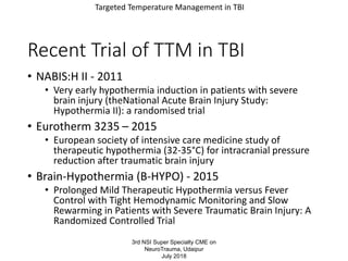 Targeted temperature management in traumatic brain injury | PPTX
