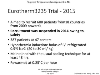 Targeted temperature management in traumatic brain injury | PPTX