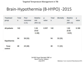 Targeted temperature management in traumatic brain injury | PPTX