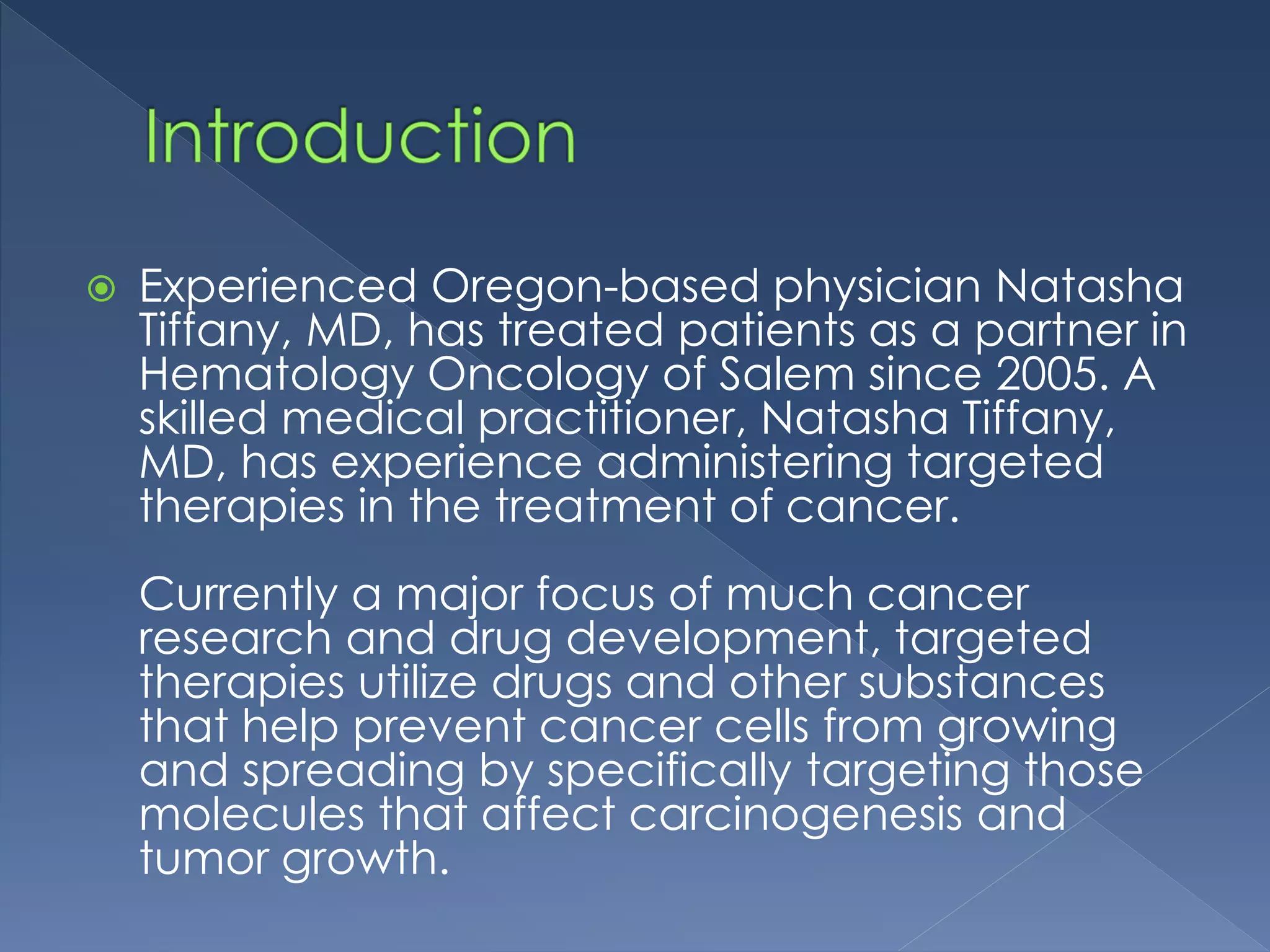 Targeted Therapies Offer a New Approach to Cancer Treatment | PPTX