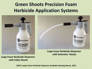 Targeted Weed Killer: Precision Foam Herbicide Delivery System | PPTX