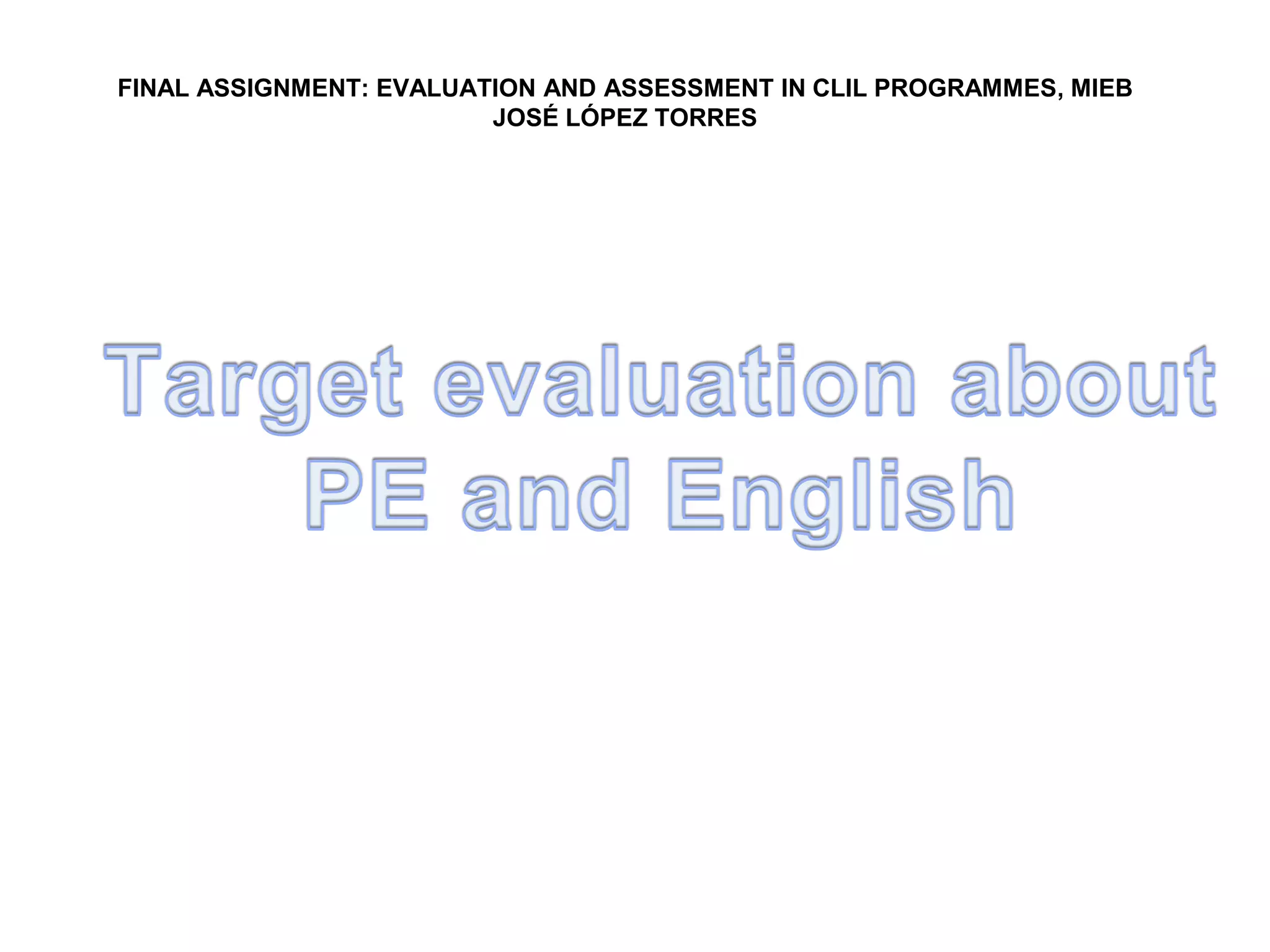 Target evaluation | PDF