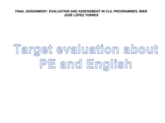 Target evaluation | PDF