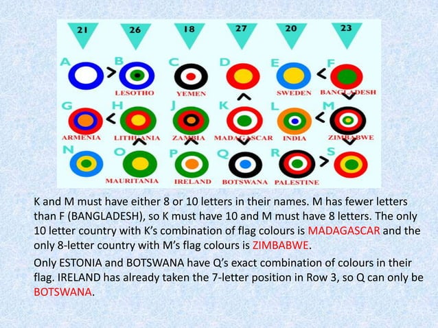 Target flags logic puzzle 2 | PPTX | Puzzle Video Games | Video Game Genres