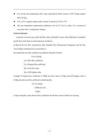 Target flowmeter catalog Z100TF | PDF