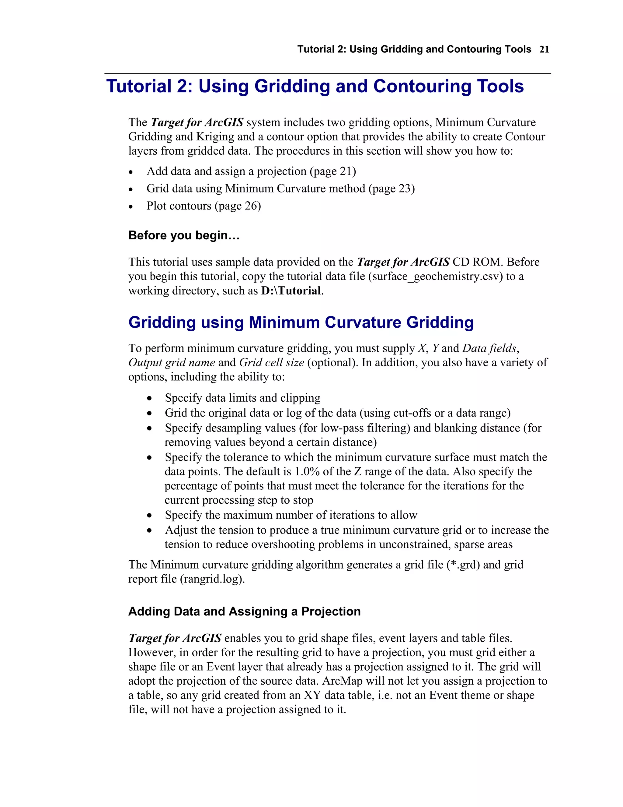 Targetfor arcgis tutorial | PDF