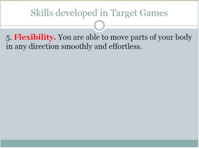 Target games | PPTX