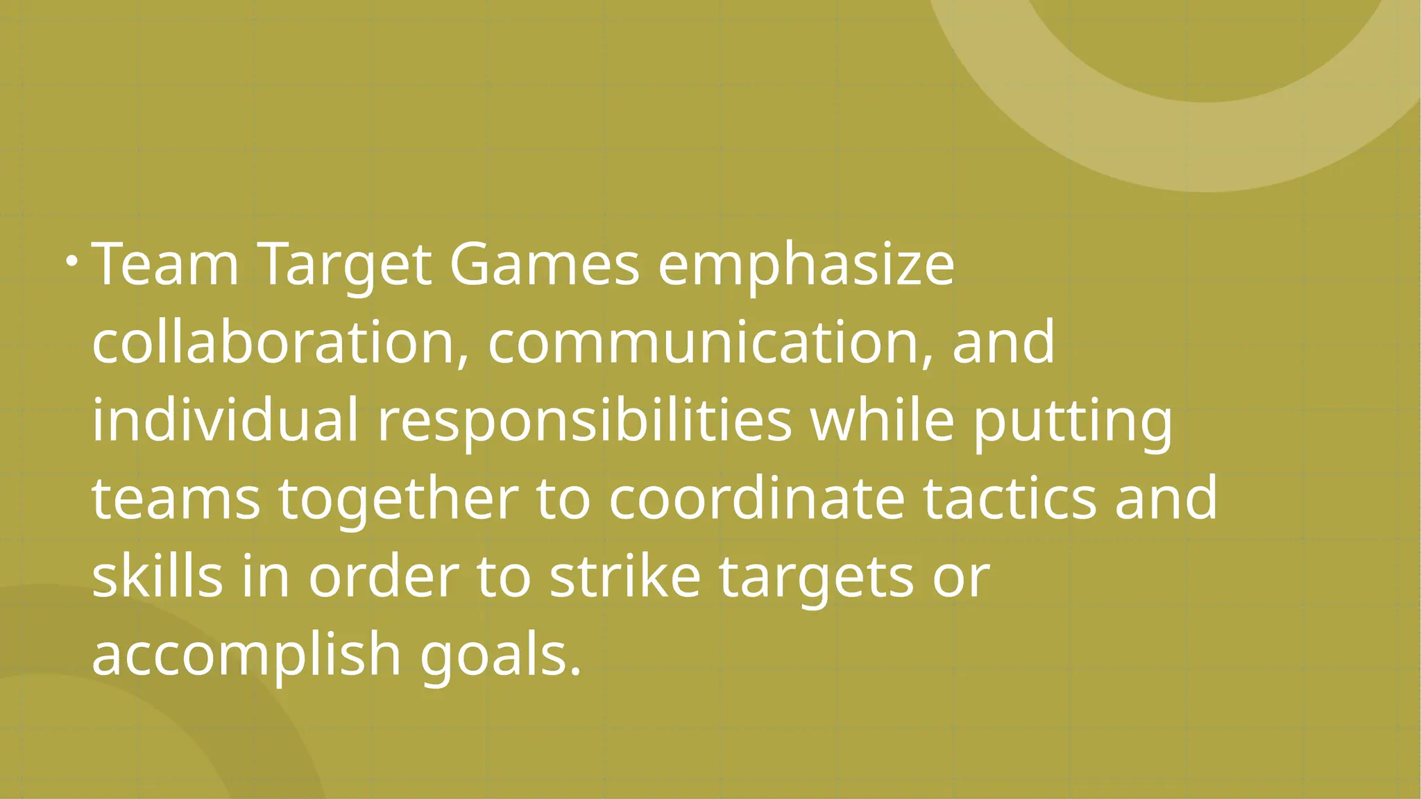 Physical Activity Participation :Target Games | PPTX