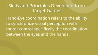 Physical Activity Participation :Target Games | PPTX