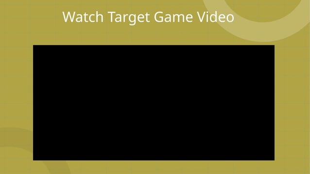 Physical Activity Participation :Target Games | PPTX