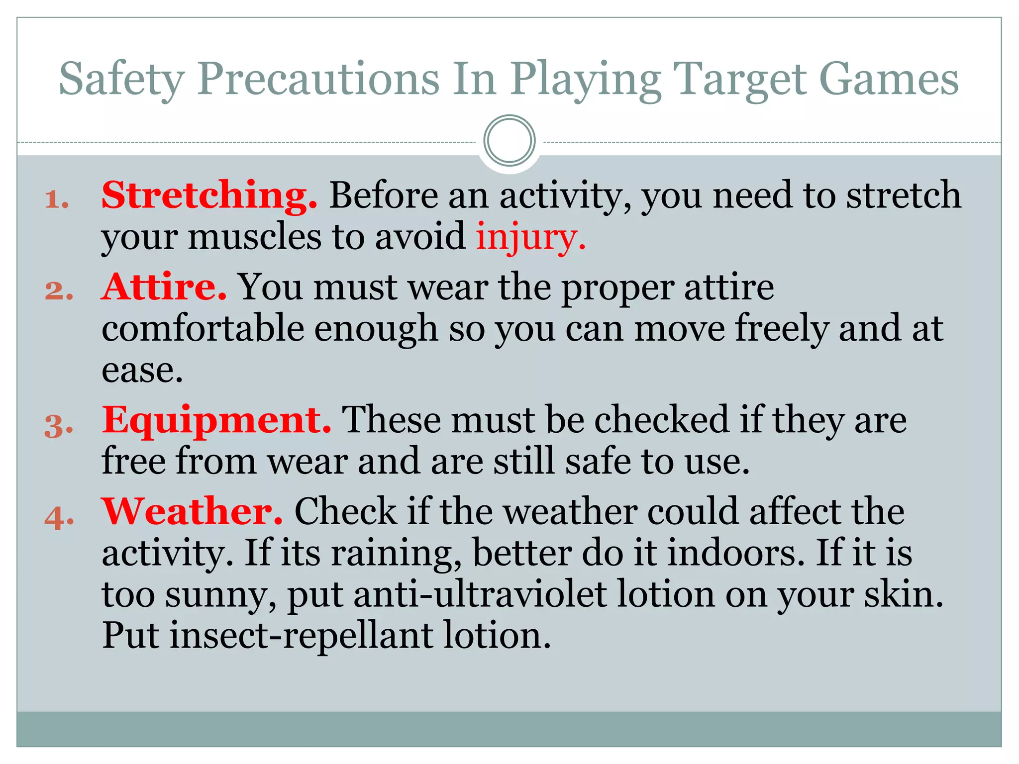 MAPEH grade 6: Target games | PPTX