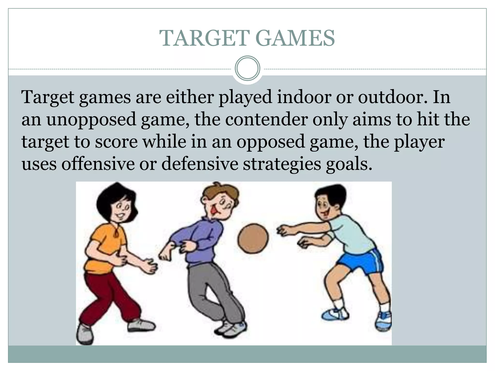 MAPEH grade 6: Target games | PPTX