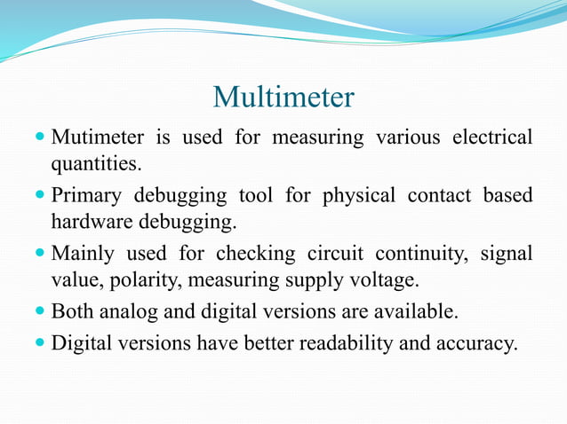 Target hardware debugging | PPTX | Computer Peripherals | Computing