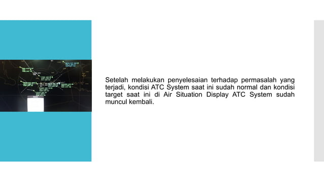 Target hilang muncul pada system track di ATC System Bali.pptx | Free Download