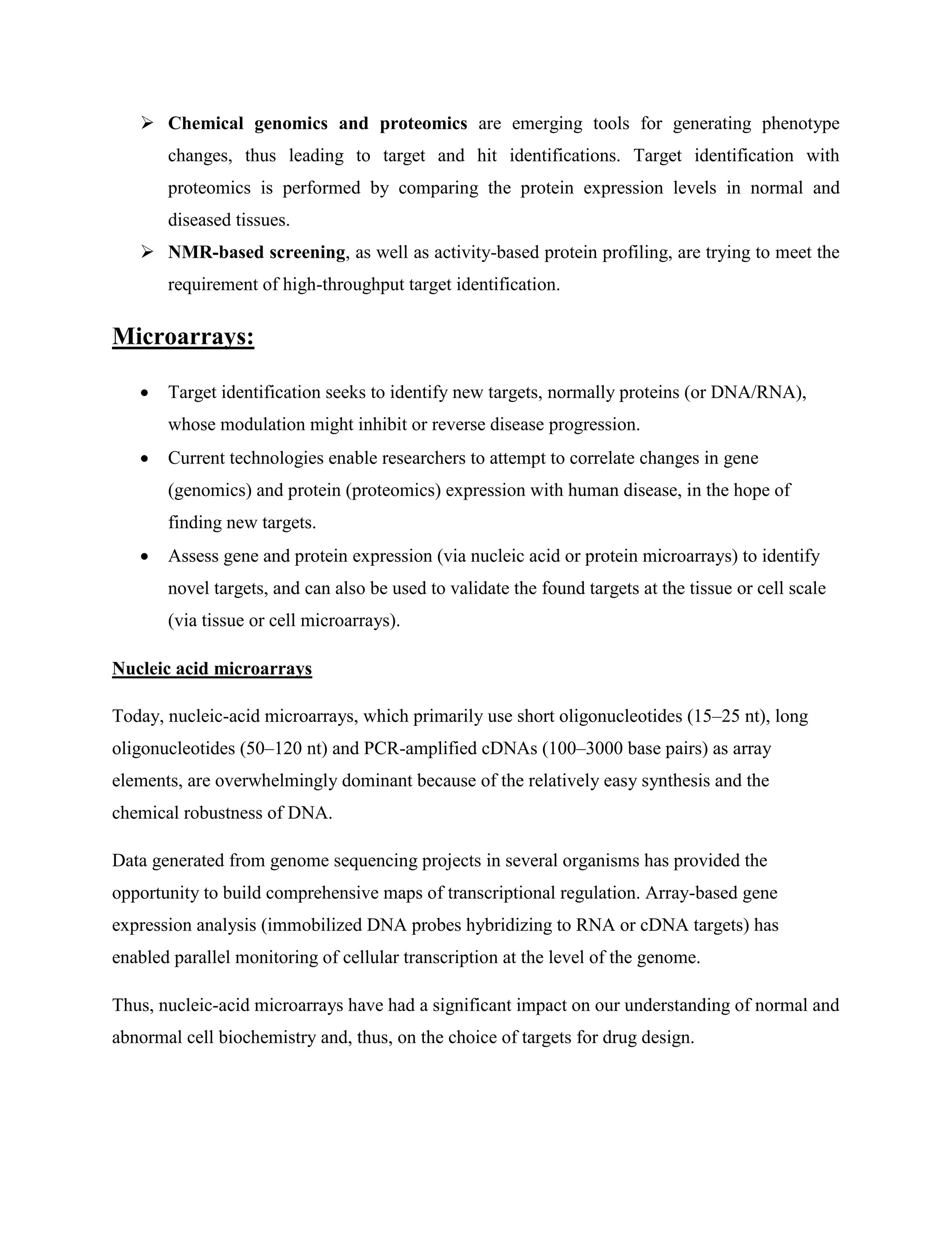 Target identification in drug discovery | PDF