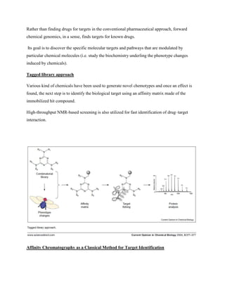 Target identification in drug discovery | PDF