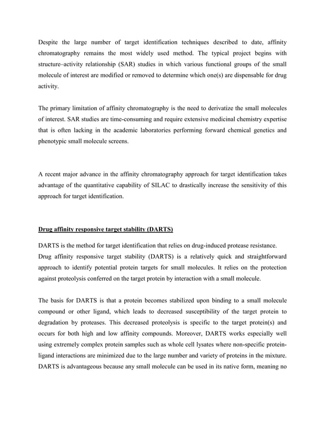 Target identification in drug discovery | PDF | Genetics | Science