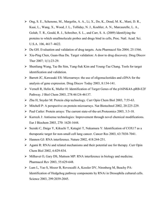 Target identification in drug discovery | PDF | Genetics | Science