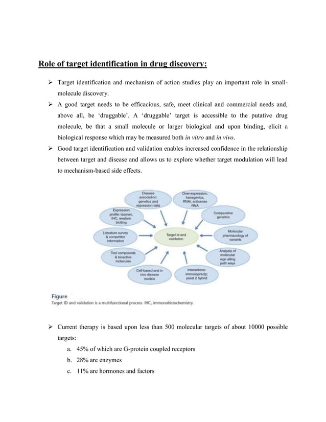 Target identification in drug discovery | PDF | Genetics | Science