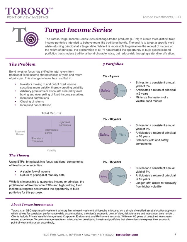 Target income series | PDF
