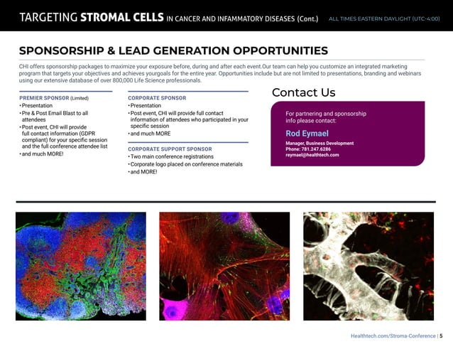 CHI's Targeting Stromal Cells in Cancer and Inflammatory Diseases ...