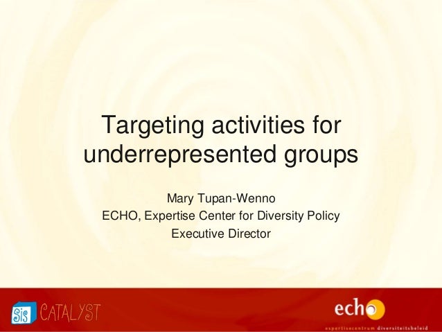 Targeting activities for under-represented groups, Pravini Baboeram-M…