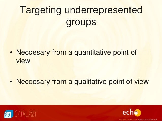 Targeting activities for under-represented groups, Pravini Baboeram-M…